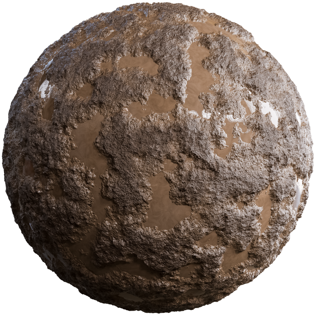 AT-Procedural Mud Material | FREE ground materials | BlenderKit