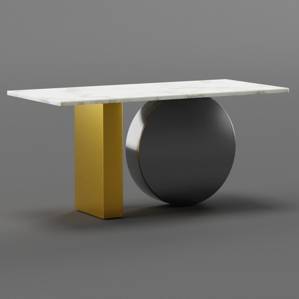 Futuristic table | Tables models | BlenderKit