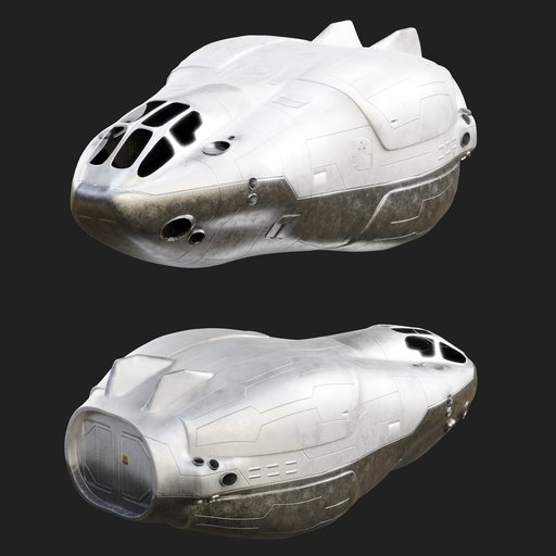 Scifi Spaceshuttle | Spacecraft models | BlenderKit