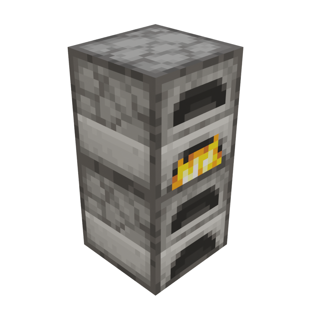 Minecraft Furnace | FREE Hobbies & Sports 3D Models models | BlenderKit