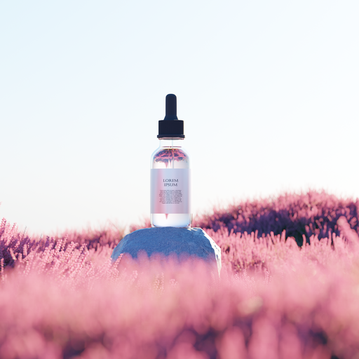 BlenderKit | Download the Floral Field Product Render scene