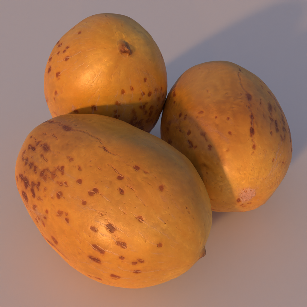 Exotic Lemon | FREE Fruit & Vegetables models | BlenderKit