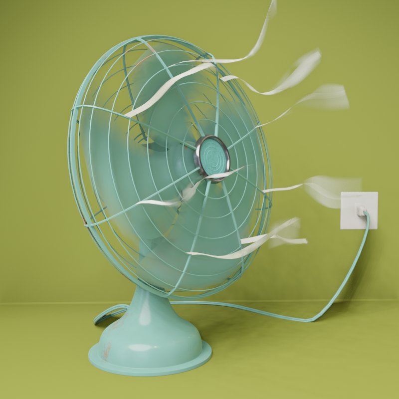 Electric fan | FREE Industrial Equipment models | BlenderKit