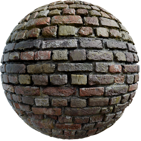 Random Bricks Thick | FREE 3D organic materials | BlenderKit