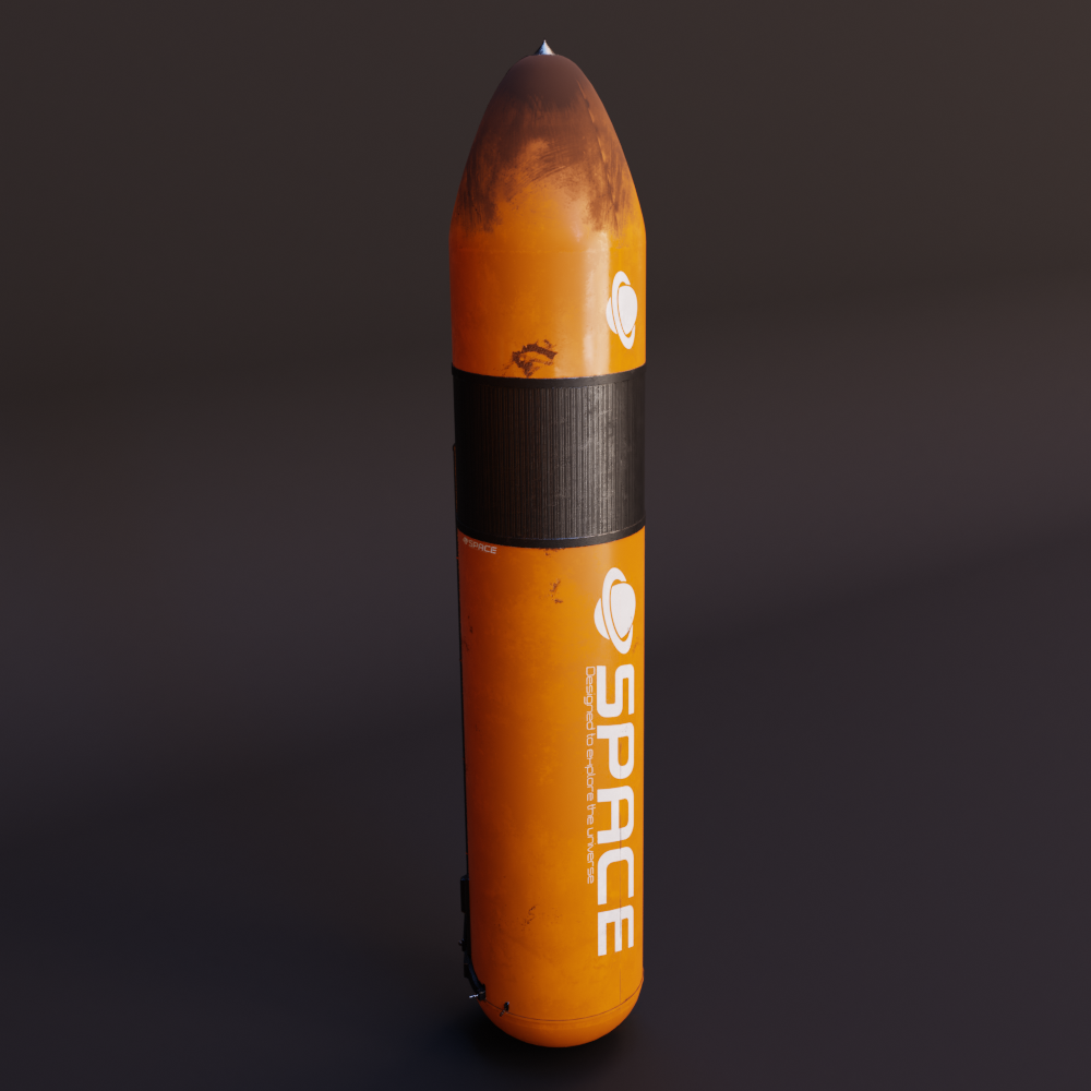 Shuttle Tank | Spacecraft models | BlenderKit