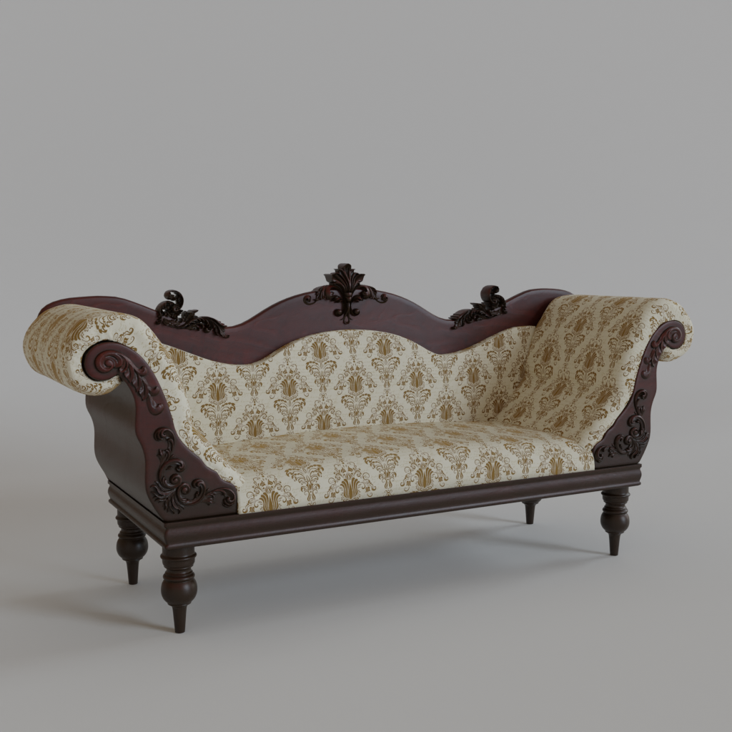 Antique Victorian Sofa | Sofas models | BlenderKit