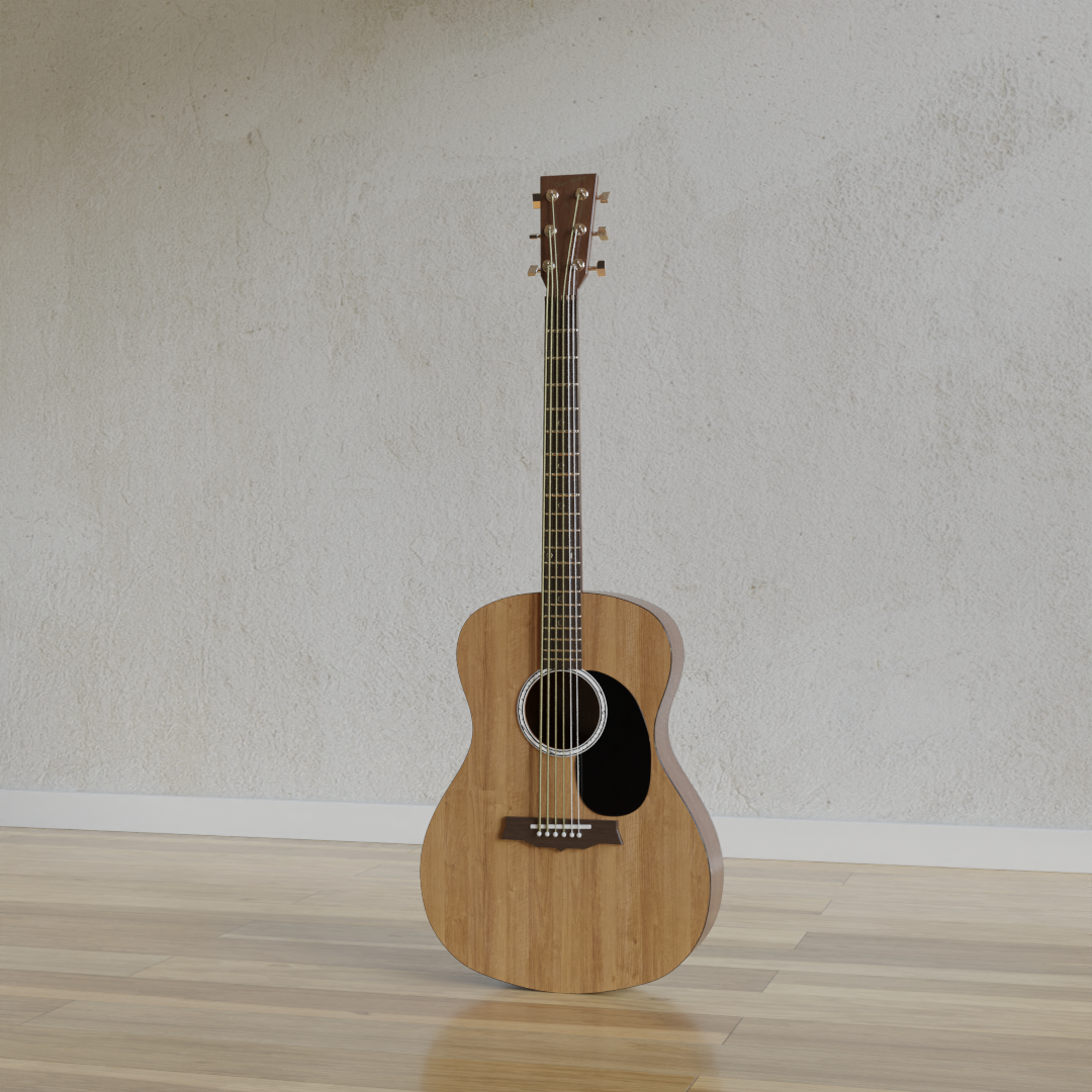 Acoustic Guitar | Musical Instruments models | BlenderKit