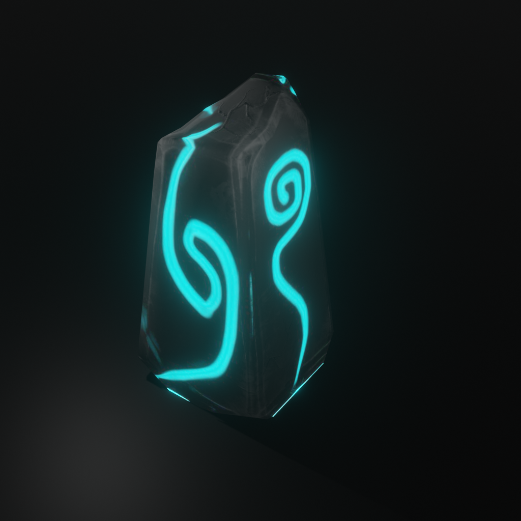 Rune stone | Environment Elements models | BlenderKit