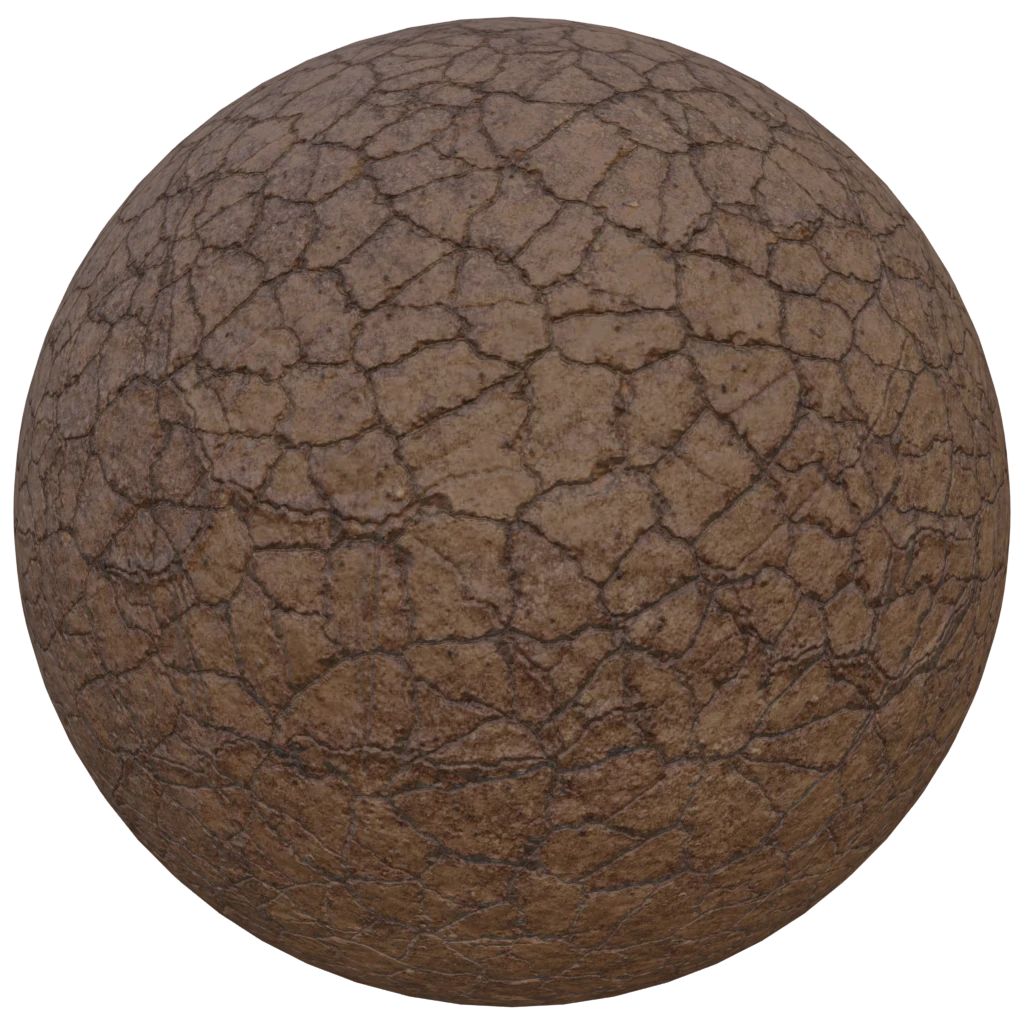 Dry muddy brown | FREE ground materials | BlenderKit