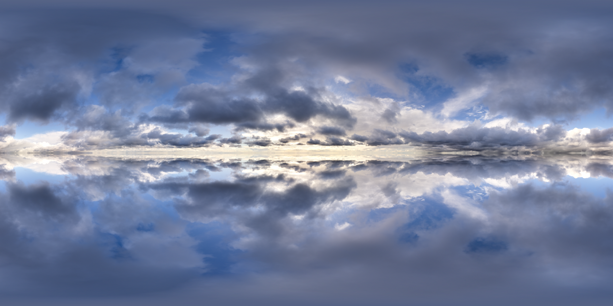 Infinite Real Sky - Cloudy Winter Day | Nature HDRis | BlenderKit