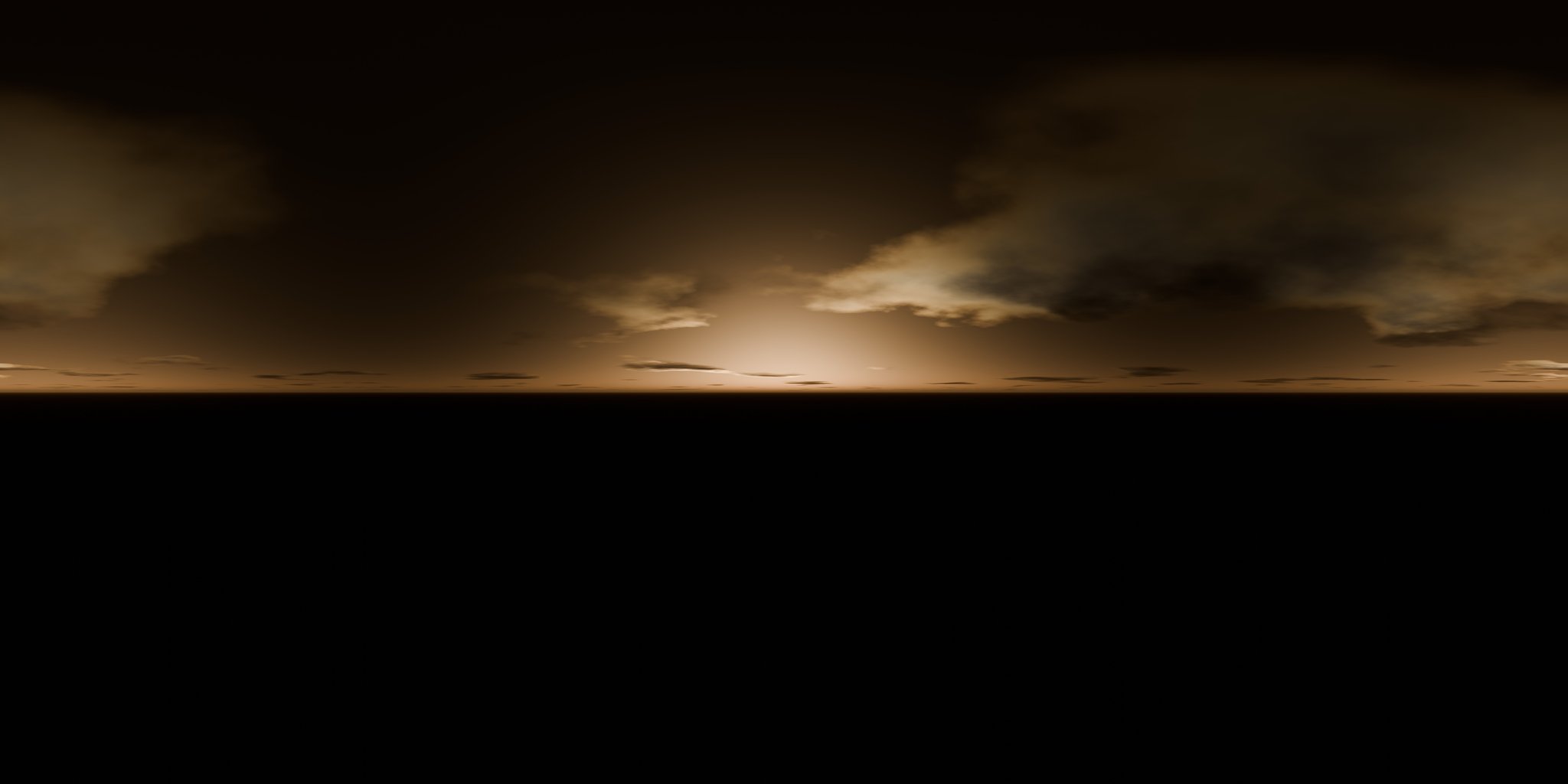 Cloudy Orange Sunset | FREE Nature HDRis | BlenderKit