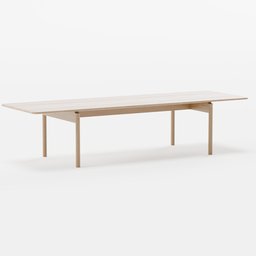 Fredericia Post Table 320 | FREE Tables models | BlenderKit