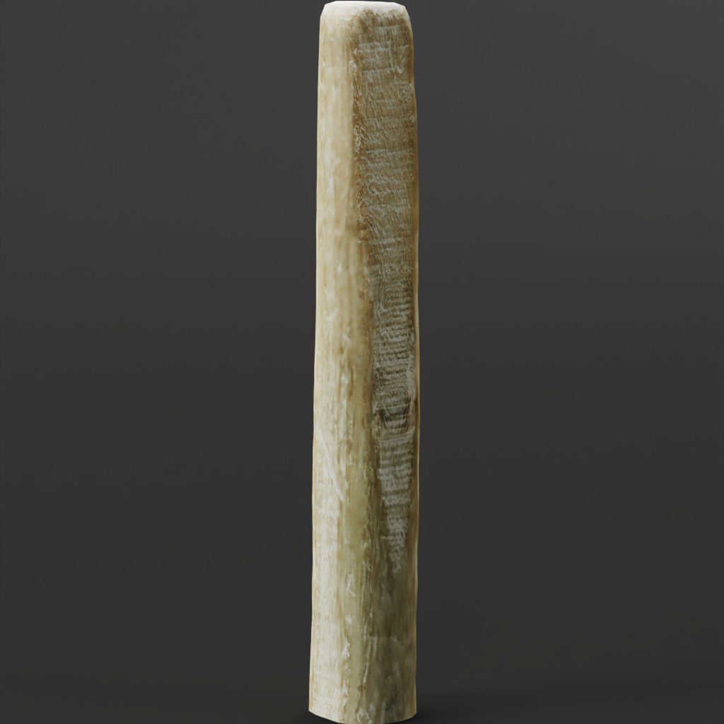 BlenderKit | Download the FREE Wooden Stick model