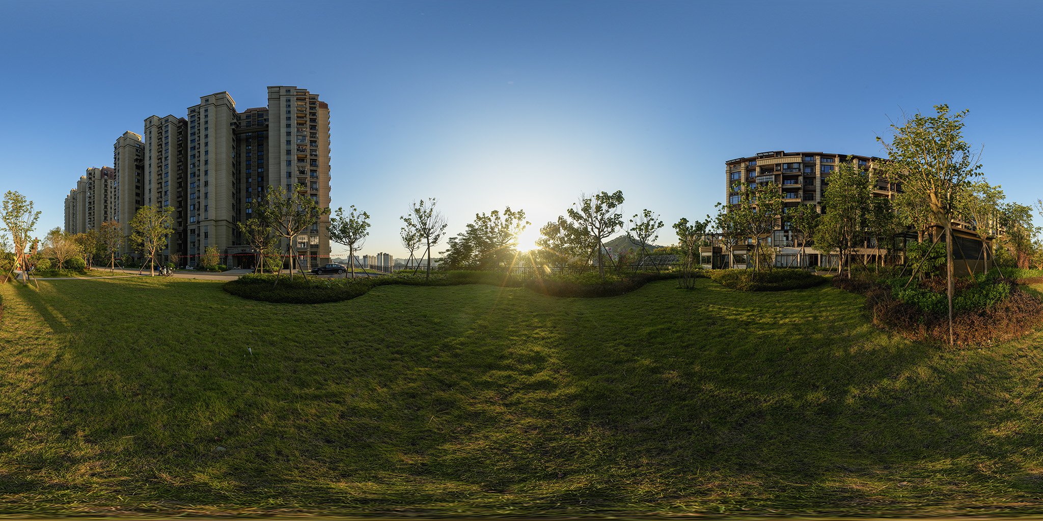 Grassland at sunset | Nature HDRis | BlenderKit