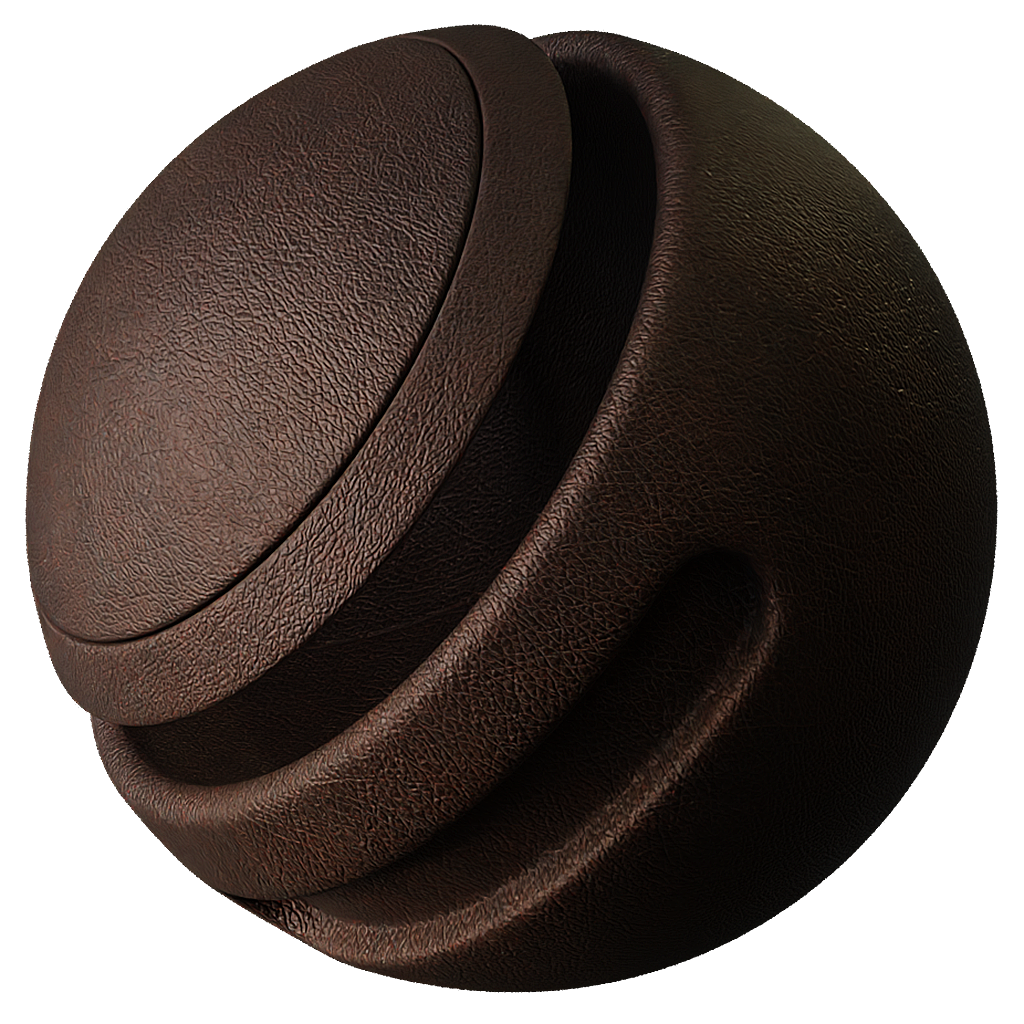 Leather Brown Mottled | FREE leather materials | BlenderKit