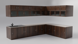 Kitchen Cabnet | FREE 3D Storage models | BlenderKit