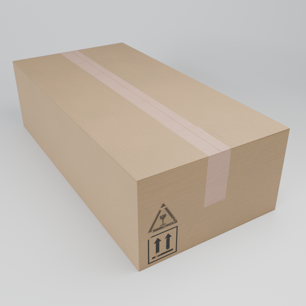 cardboard box | FREE Shopping / Retail models | BlenderKit