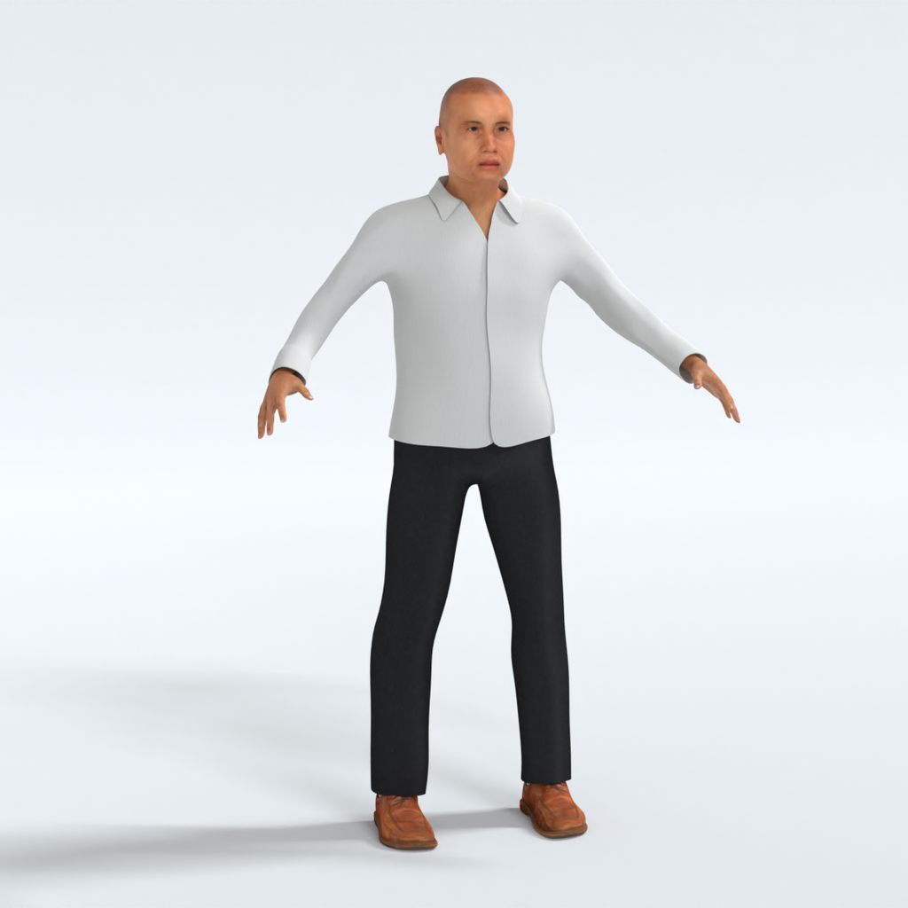 Human walking 1.8m | FREE Men models | BlenderKit