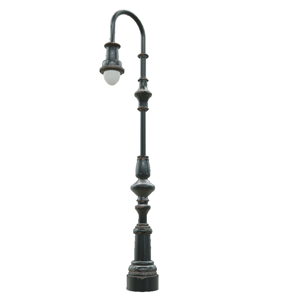StreetLamp No.6 | Outdoor Lights models | BlenderKit