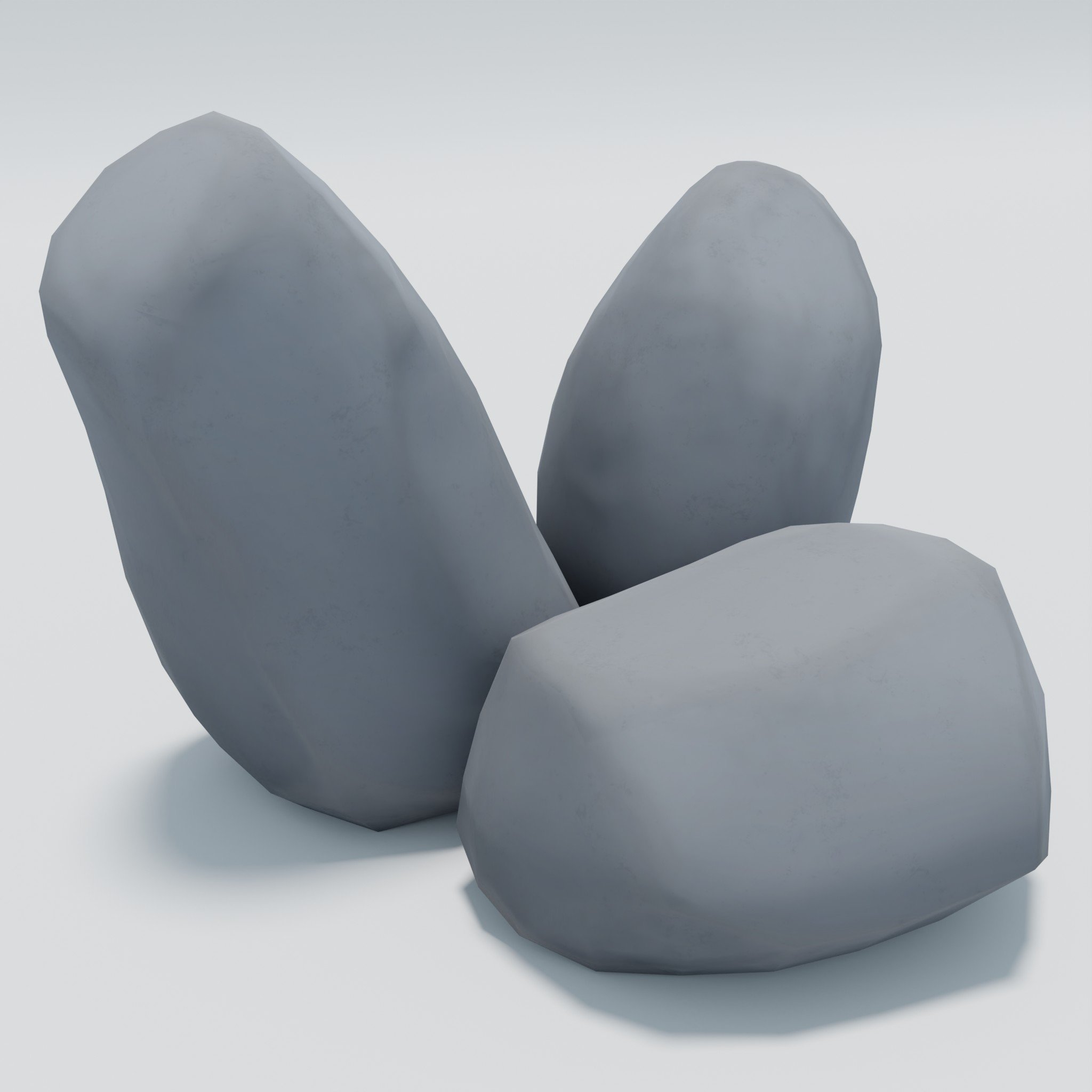 Stylized Stones | FREE 3D Environment Elements models | BlenderKit