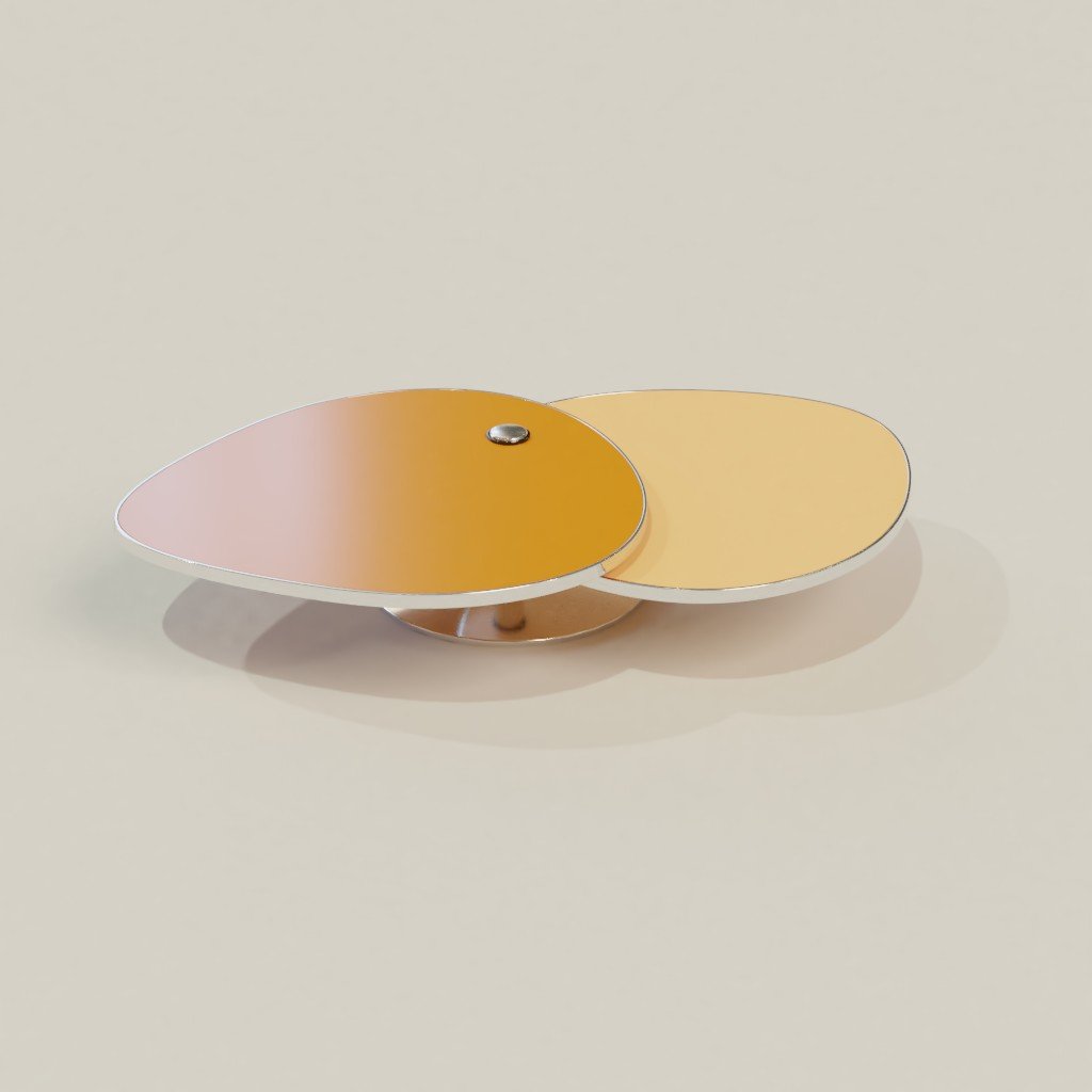 Modern Two Layer Table | Tables models | BlenderKit