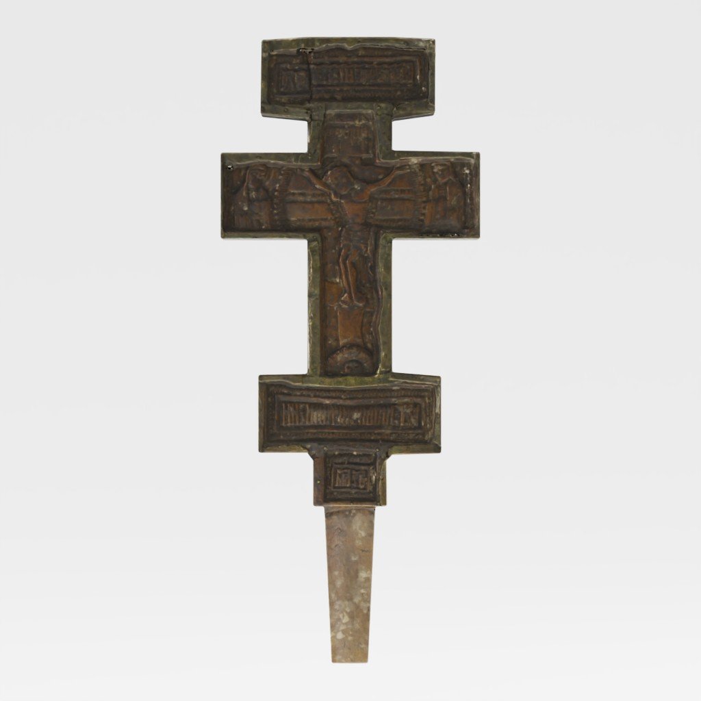 Three-crossbeam Cross | FREE Interior Sculptures models | BlenderKit