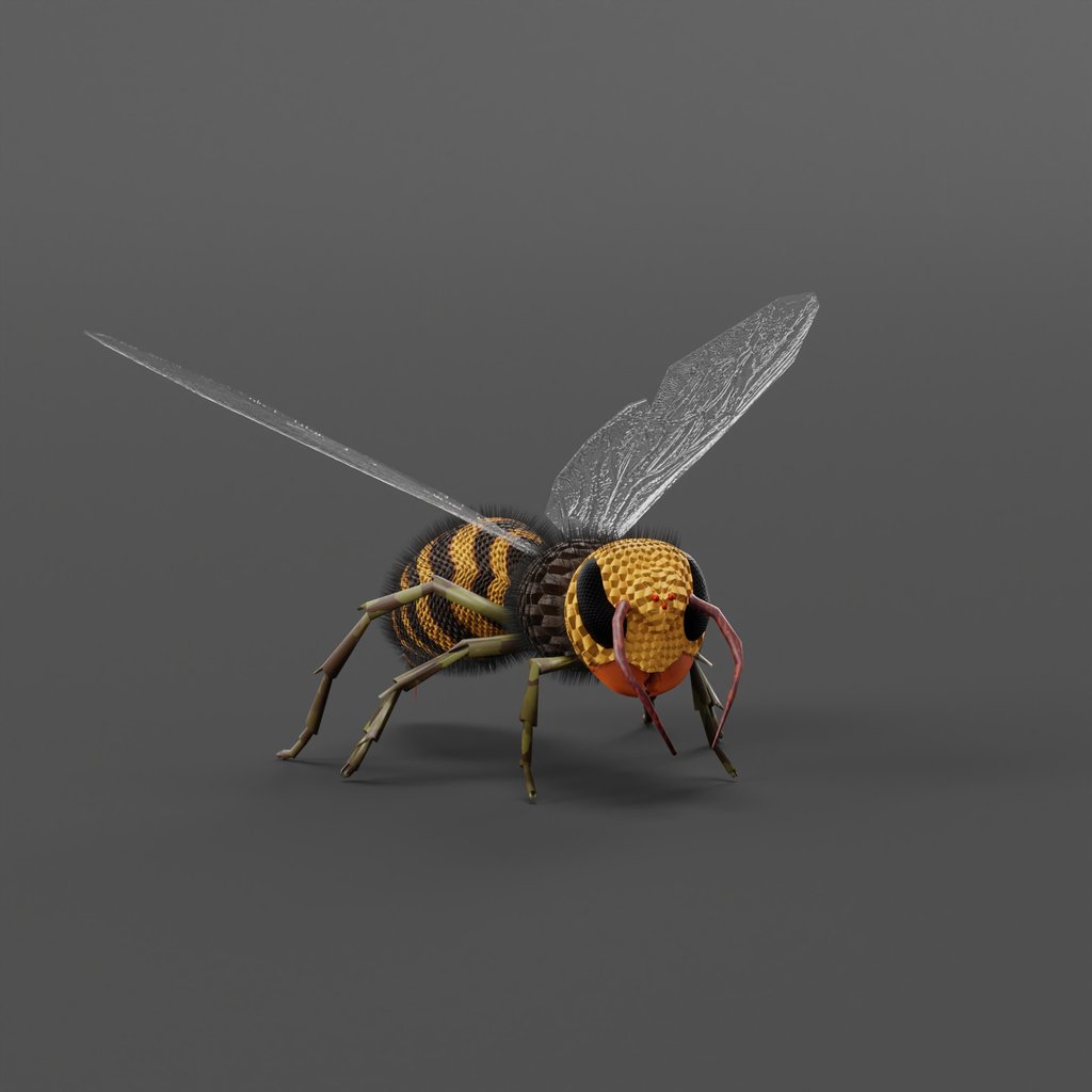 Ant (Rigged) | FREE Insects models | BlenderKit