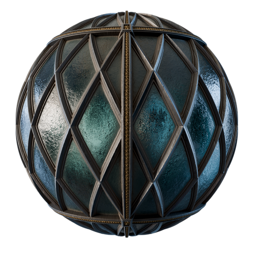 Colored Glass Old Window | FREE glass materials | BlenderKit