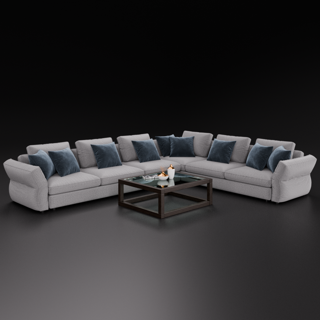 Sofa Newbridge Corner | Sofas models | BlenderKit