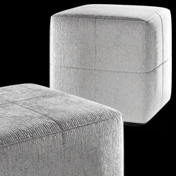 Onda Pouf | FREE Poufs models | BlenderKit