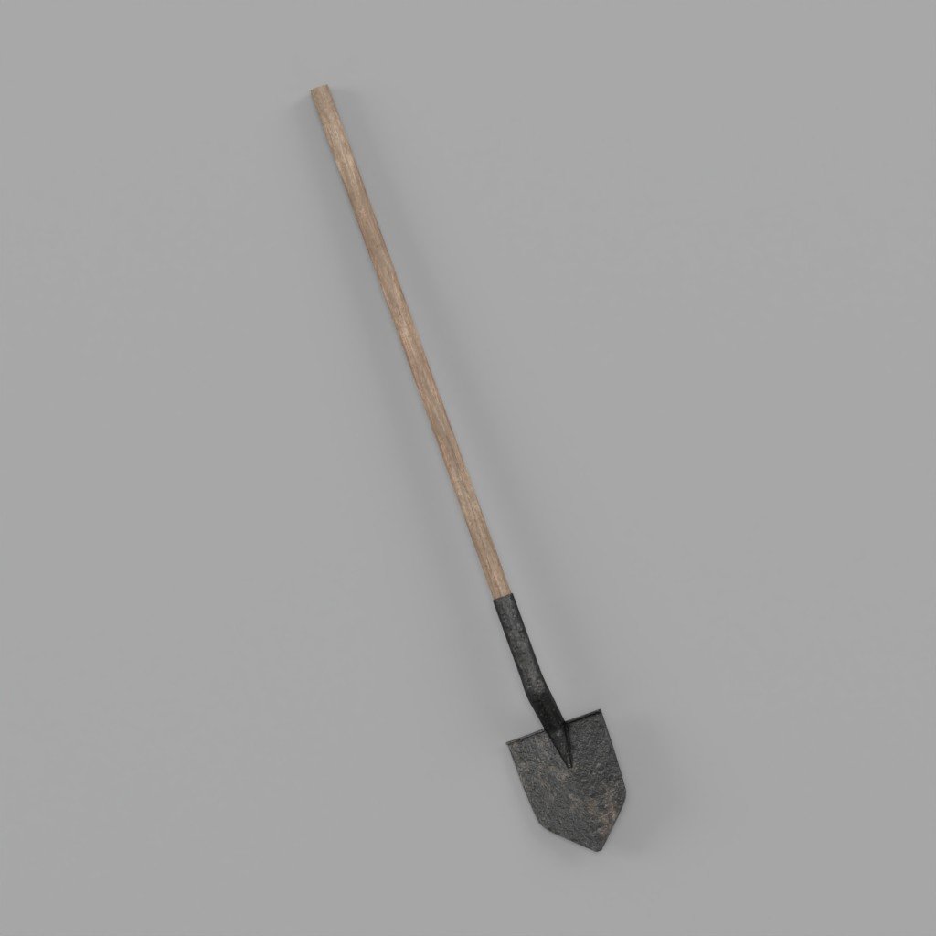 Shovel | FREE Handtools models | BlenderKit