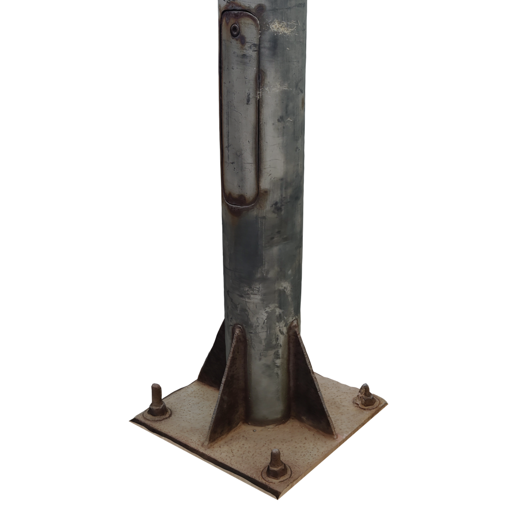 Rusty Pole | FREE Urban Environment models | BlenderKit