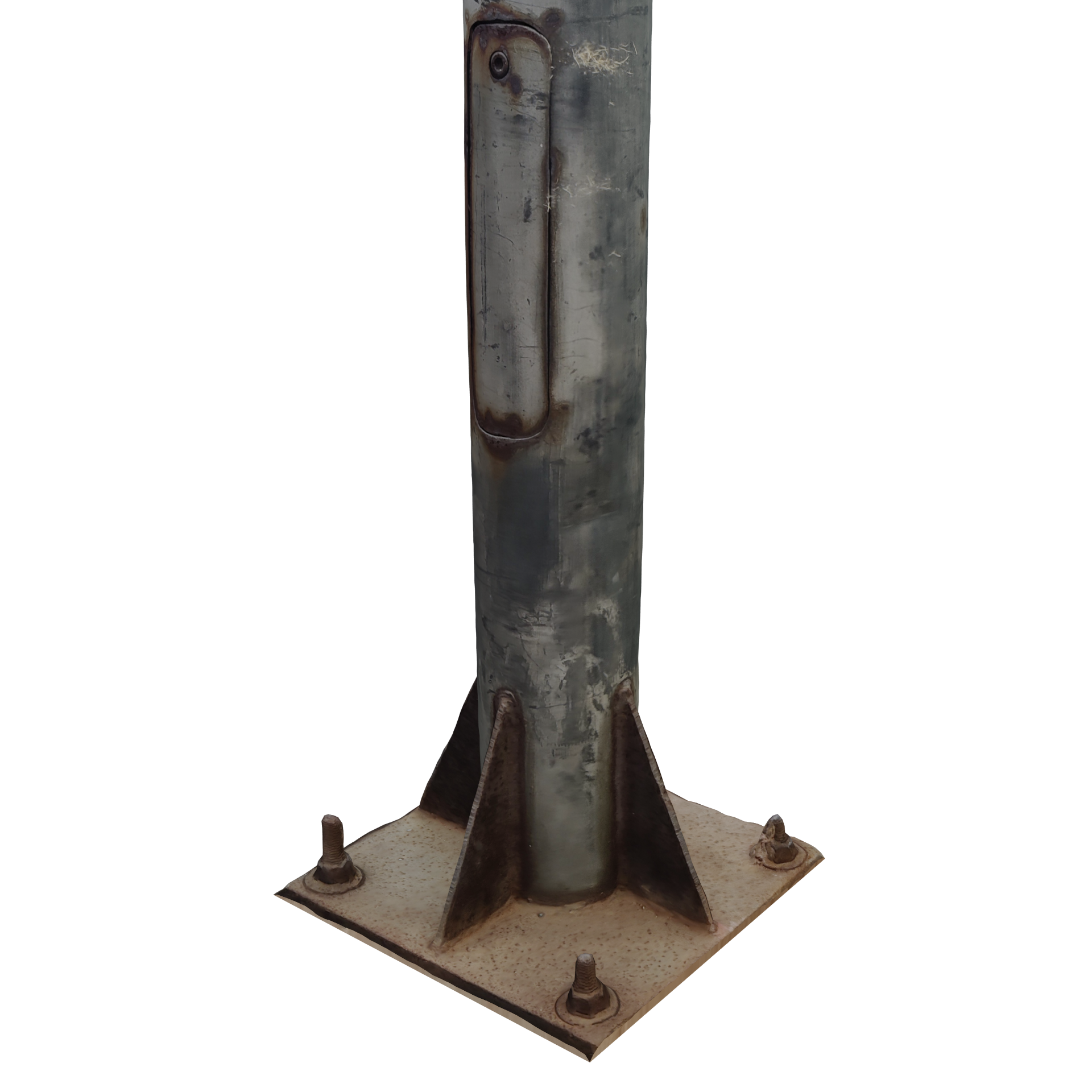 Rusty Pole | FREE Urban Environment models | BlenderKit
