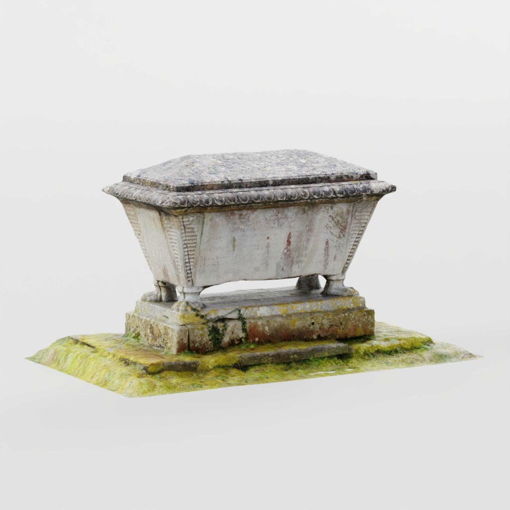 Stone Tomb Photo-Scan | Molding / Carving models | BlenderKit