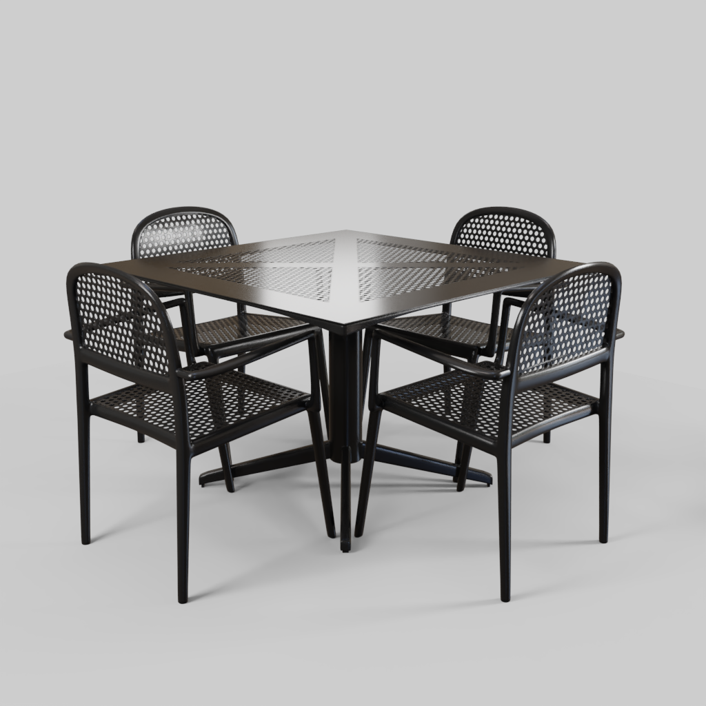 PC TableSet | Tables models | BlenderKit