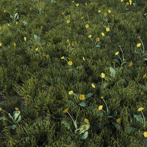 Low Poly Grass Mix 01 | FREE Grass models | BlenderKit