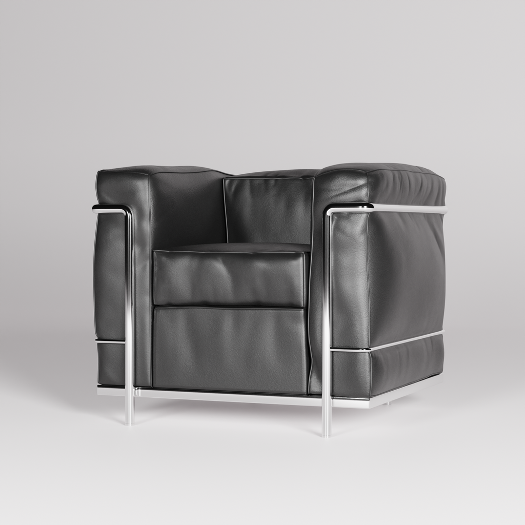 LC2 armchair | Armchairs models | Blendkit