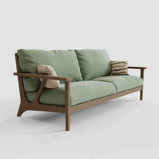 Japanese Style Sofa | Sofas models | BlenderKit