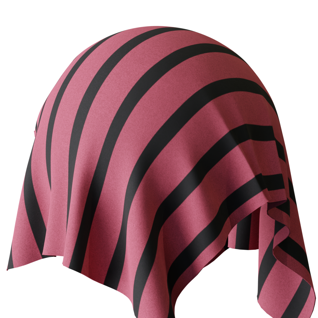 Red thick strip fabric | FREE fabric materials | BlenderKit