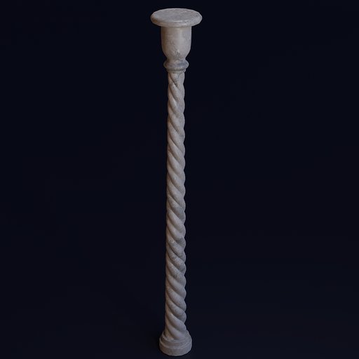 Column-04 | FREE Molding / Carving models | BlenderKit
