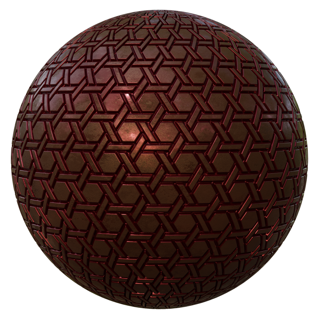 Twisted Chevron Weave - 01 | FREE metal materials | BlenderKit