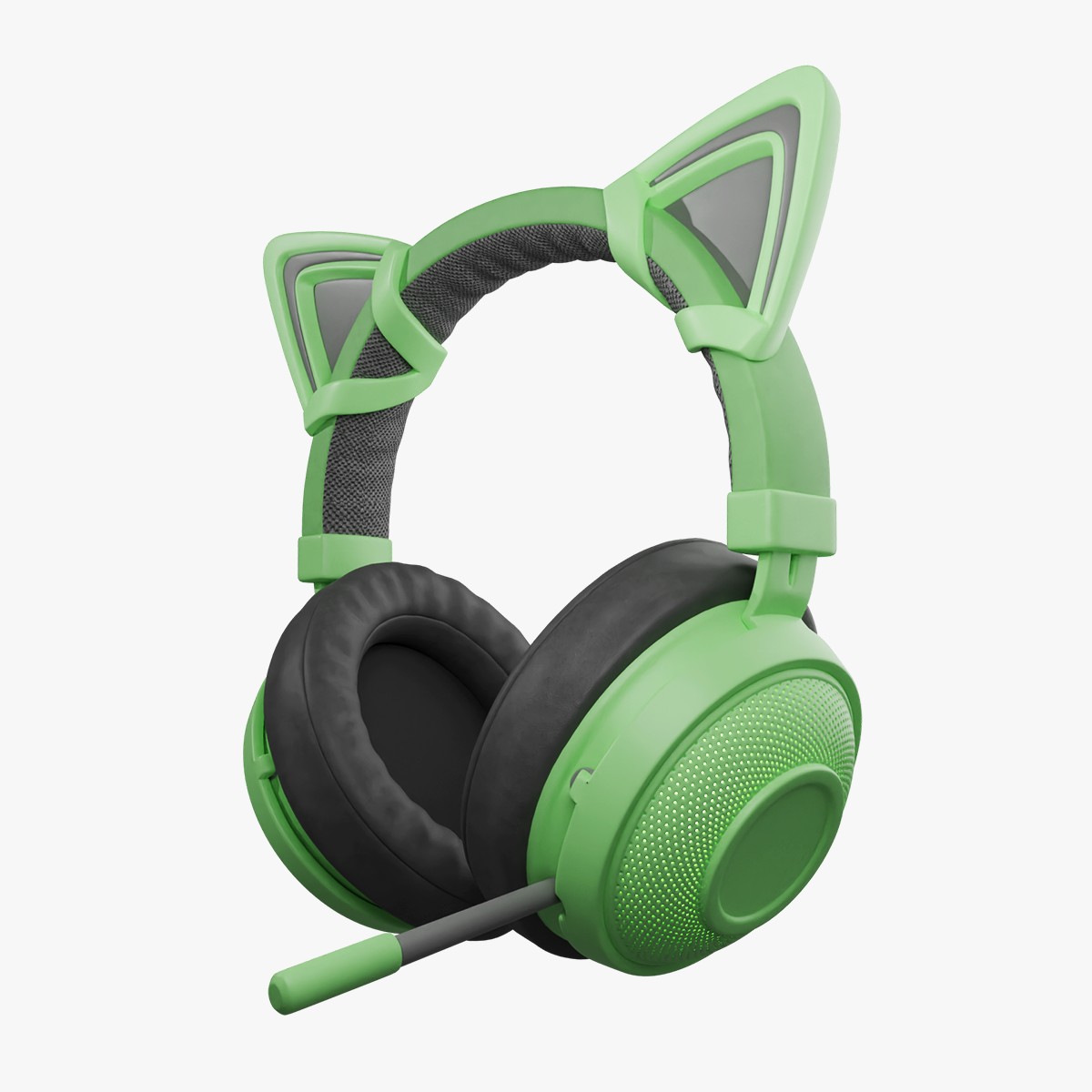 Cat Headset | Audio Devices models | BlenderKit