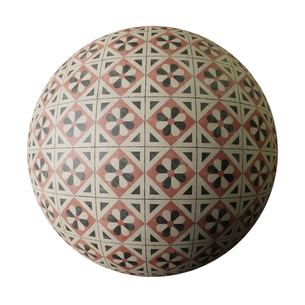 Vintage Tiles | FREE tiles materials | BlenderKit