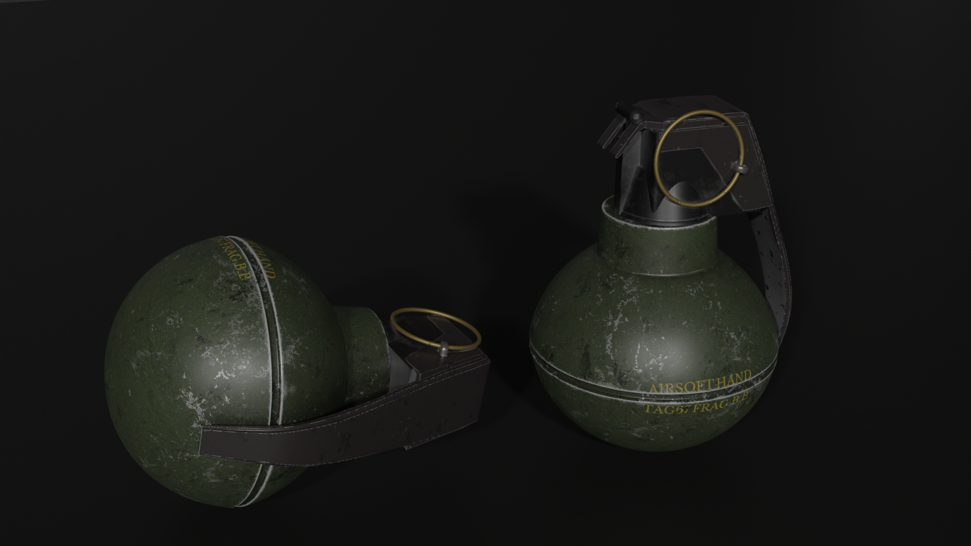 Hand Grenade | Modern Weapons models | BlenderKit
