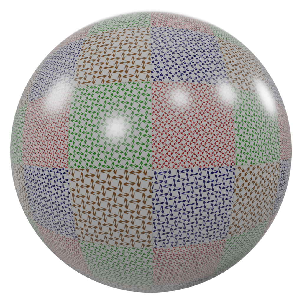 Multi colour sharp tile | FREE tiles materials | BlenderKit