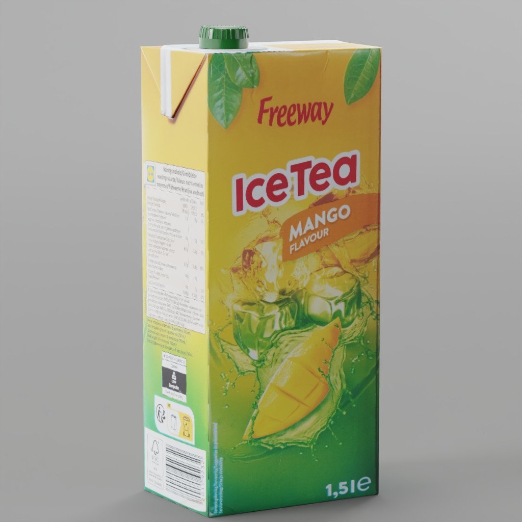 Freeway Ice Tea Mango | Beverages models | BlenderKit