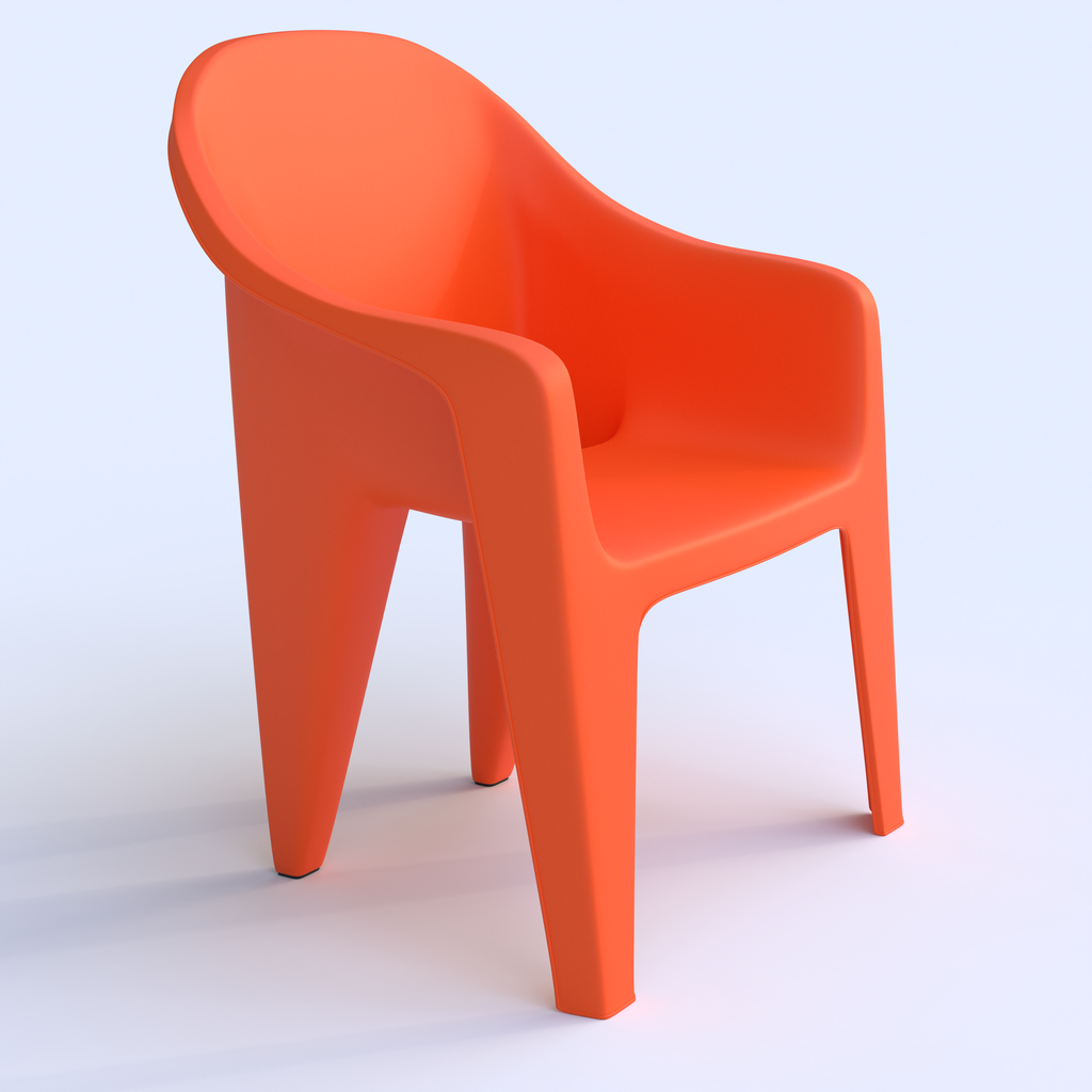 Plastic chair | Sitting Chairs models | BlenderKit