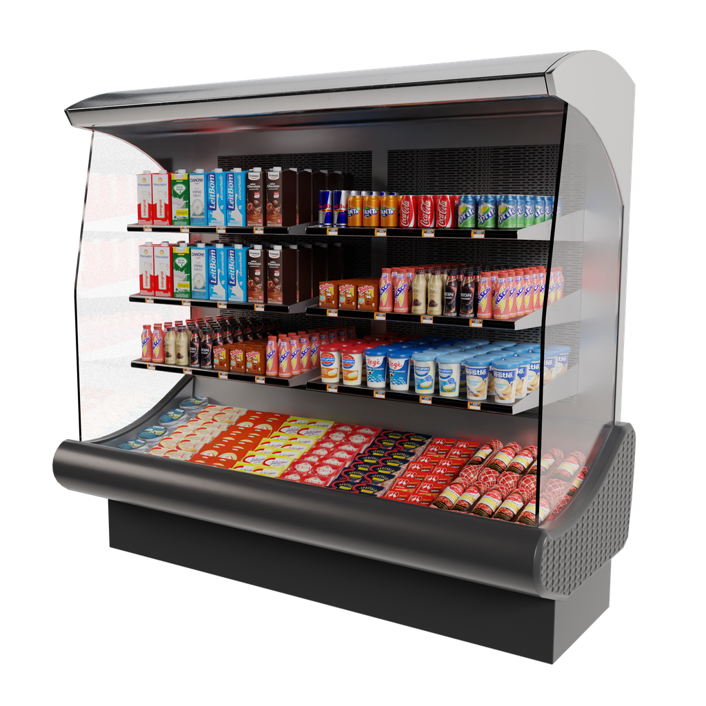 Display Refrigerator | Shopping / Retail models | BlenderKit