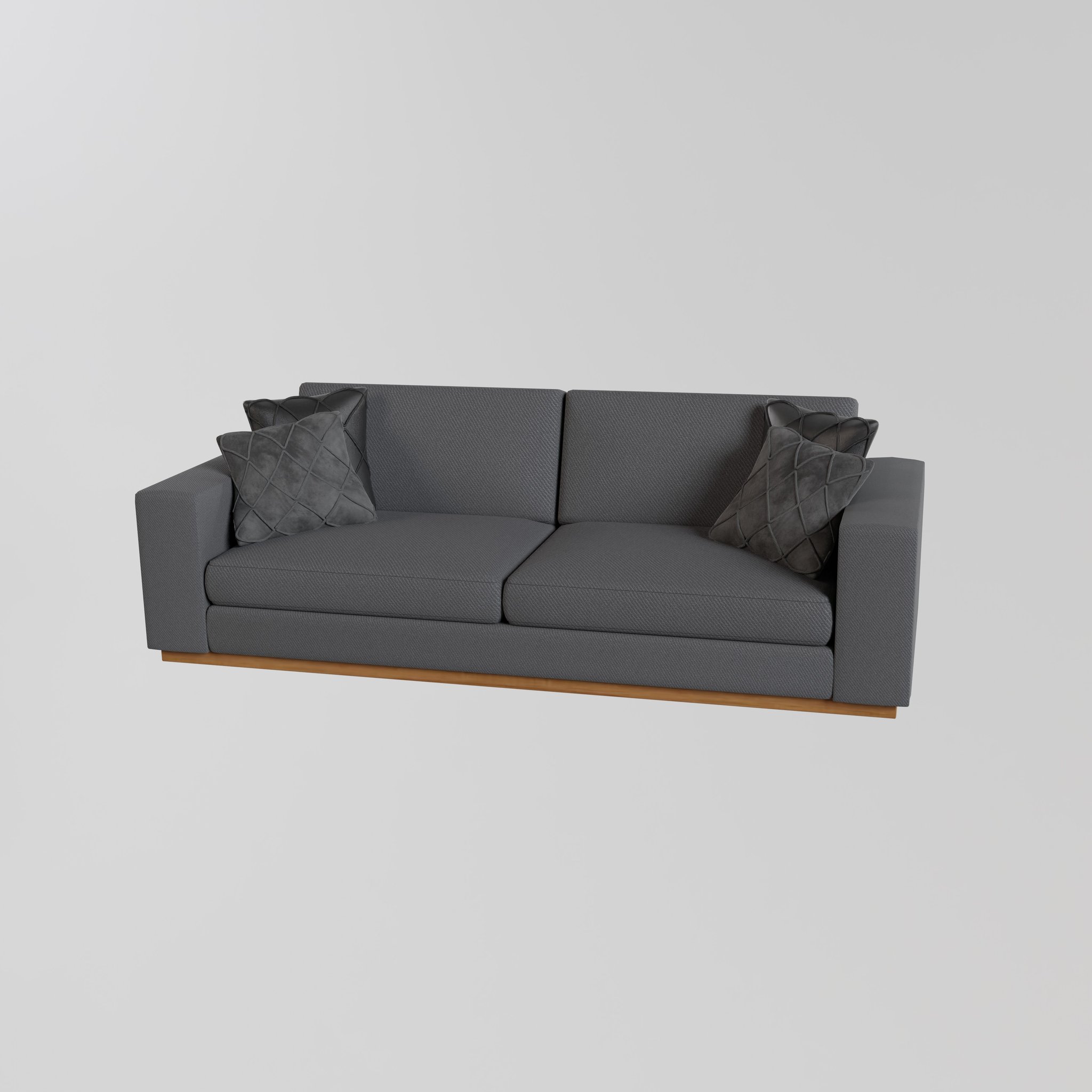 Gray Sofa 2 | Sofas models | BlenderKit