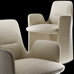 Poliform Guest Dining Chair | FREE Sitting Chairs models | BlenderKit